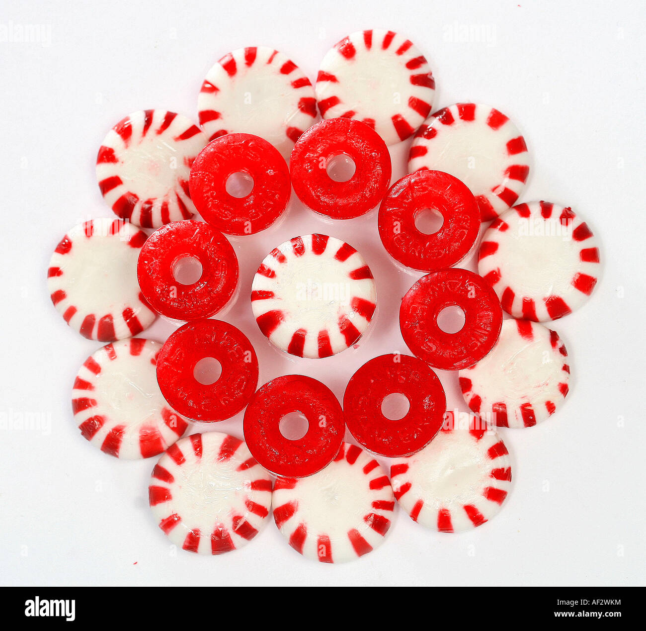 Peppermint and Life Savers Candies Stock Photo - Alamy