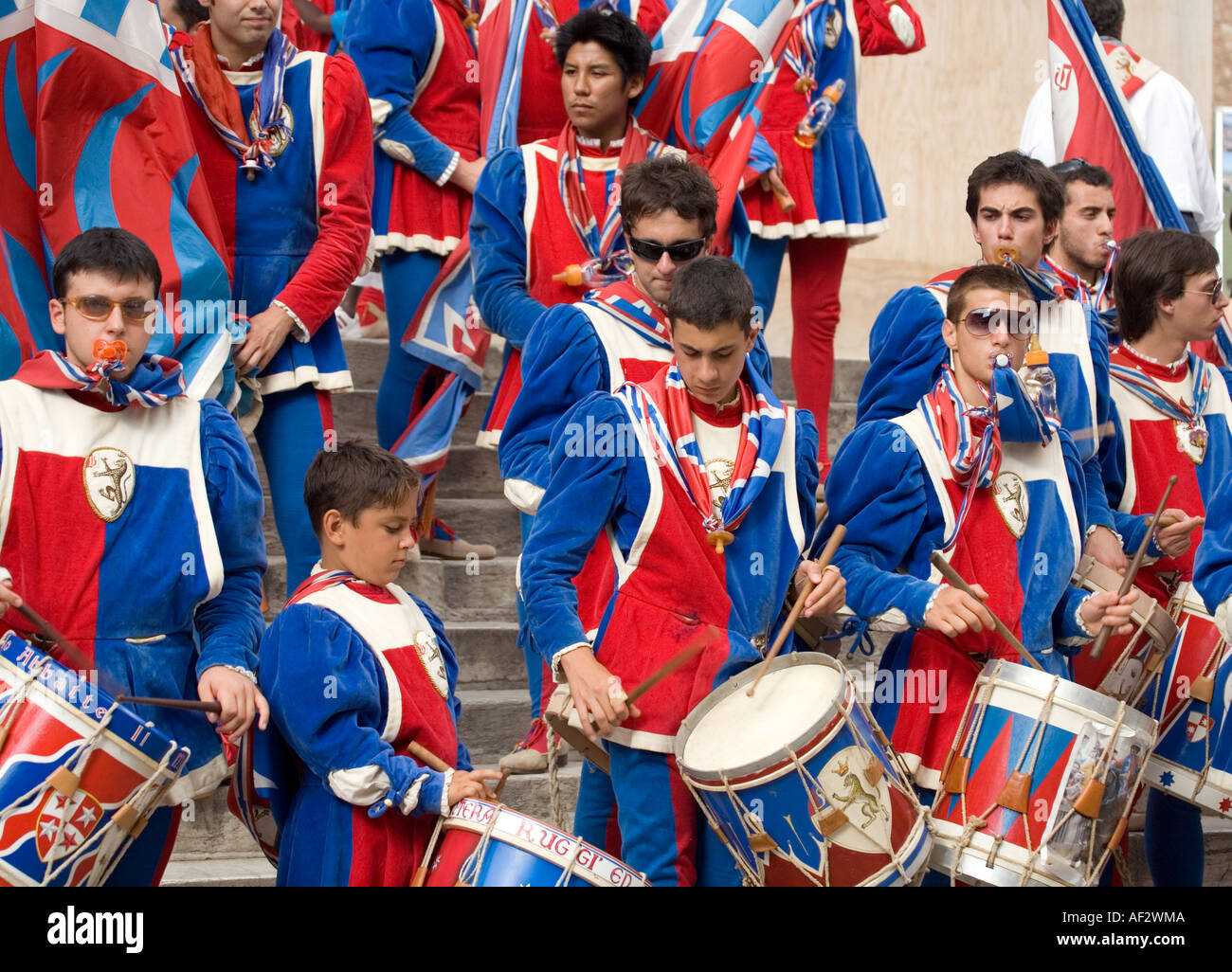 Flag waving siena hi-res stock photography and images - Alamy