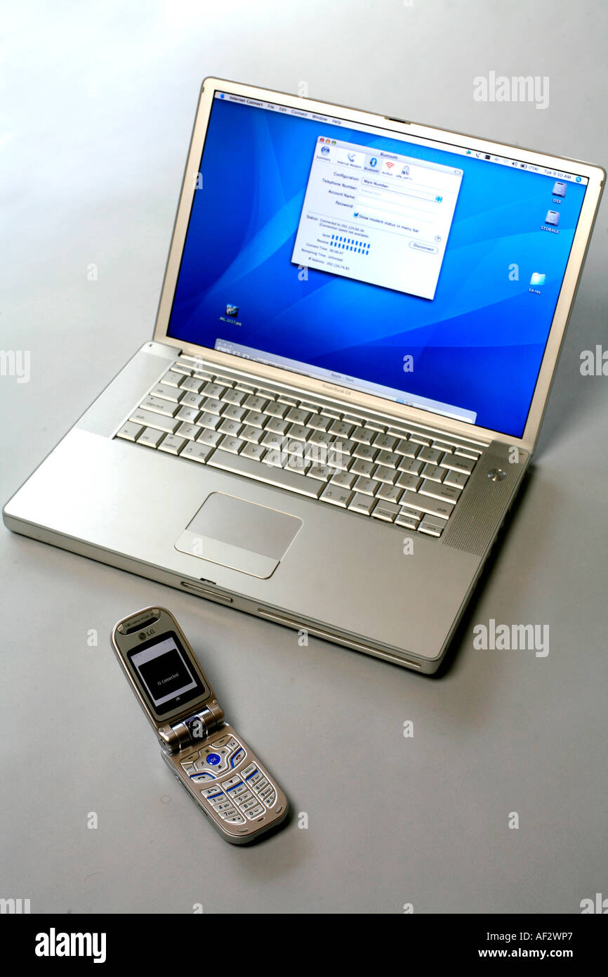 Mobile broadband internet connection using mobile or cell phone handset ...