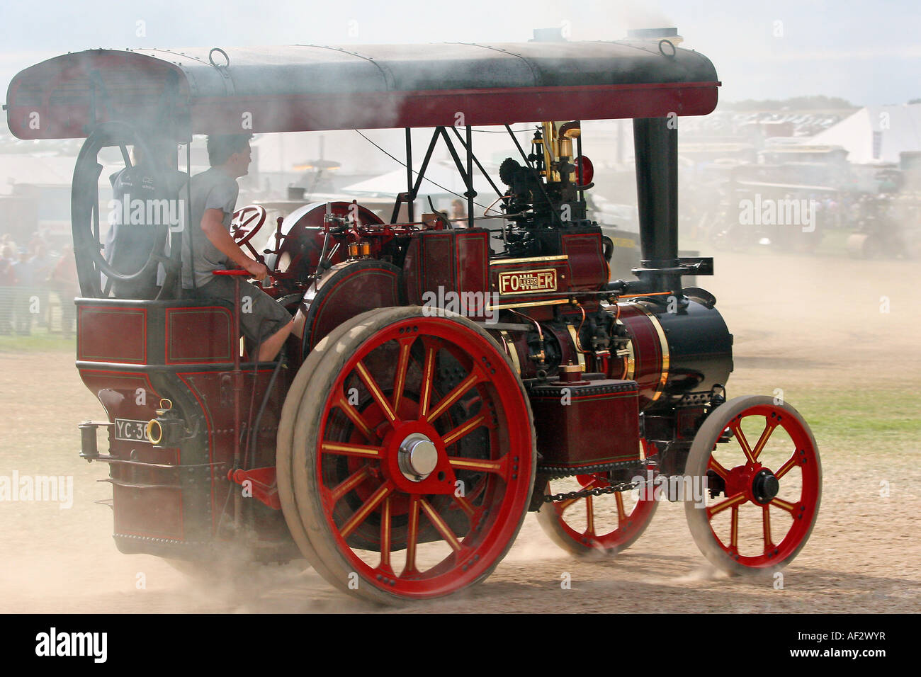 Traction Engine at the Great Dorset Steam Fair Stock Photo - Alamy