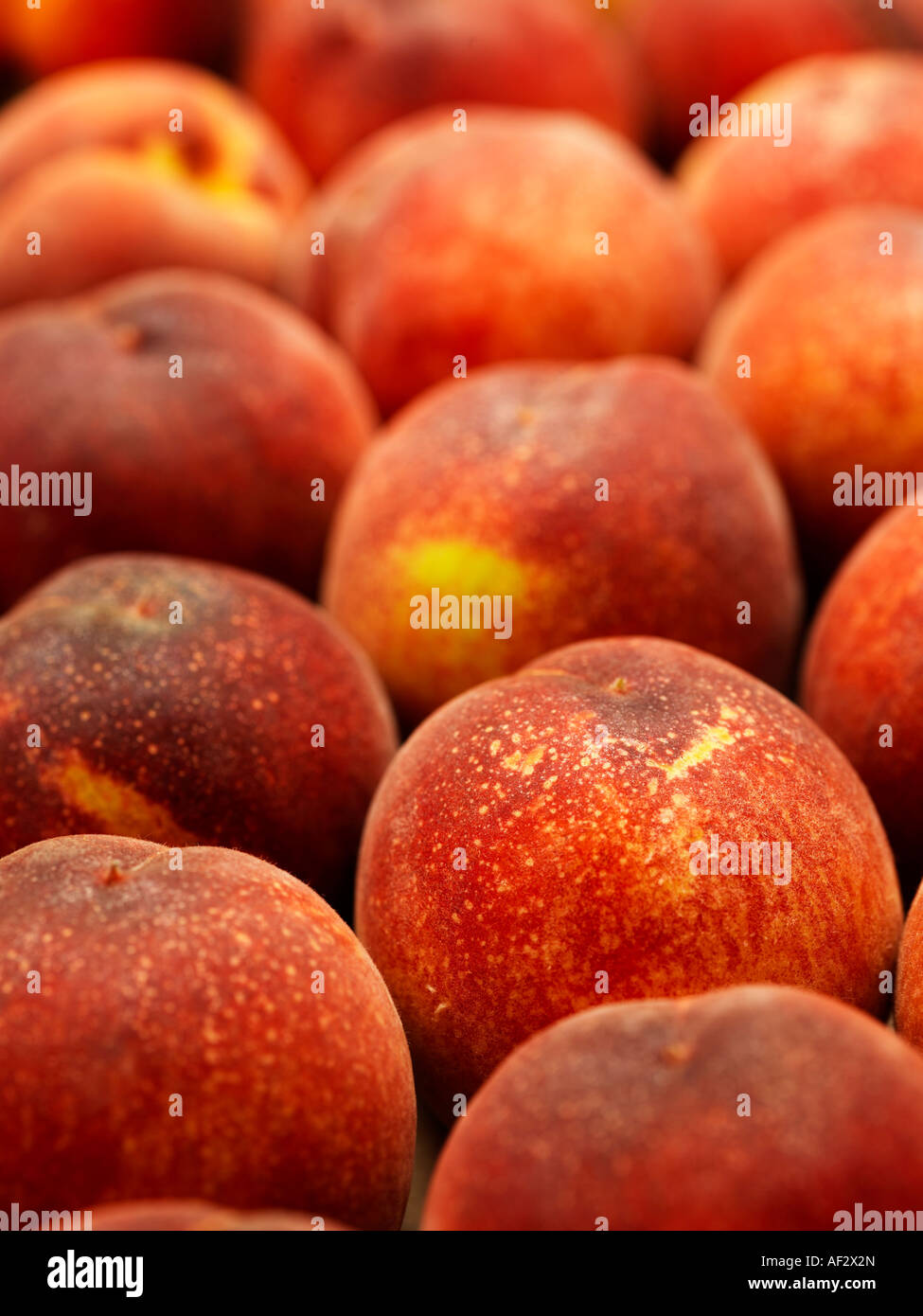 peaches fruit red close up peach Stock Photo - Alamy