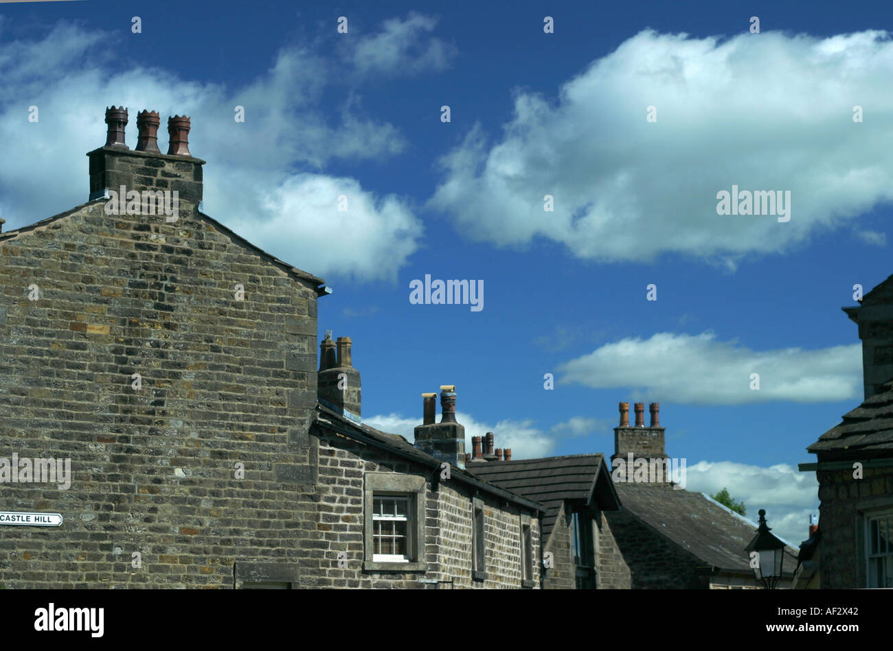 Traditional stone building, Lancaster UK Stock Photo - Alamy