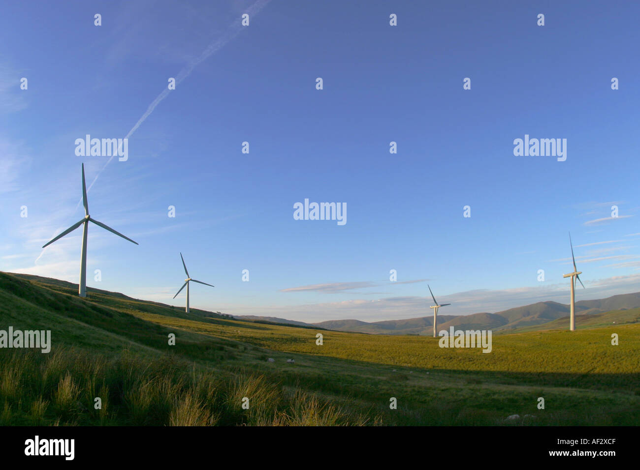Wind turbine in the UK Lake district Stock Photo - Alamy