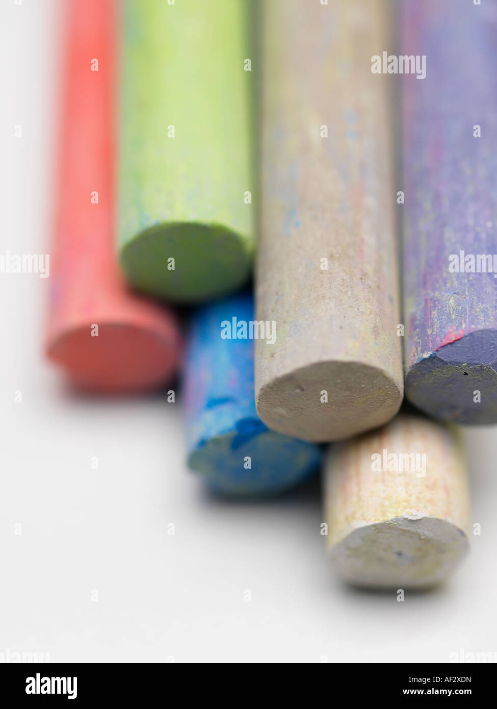 chalk colour chalkboard colours write design school play various in row ...