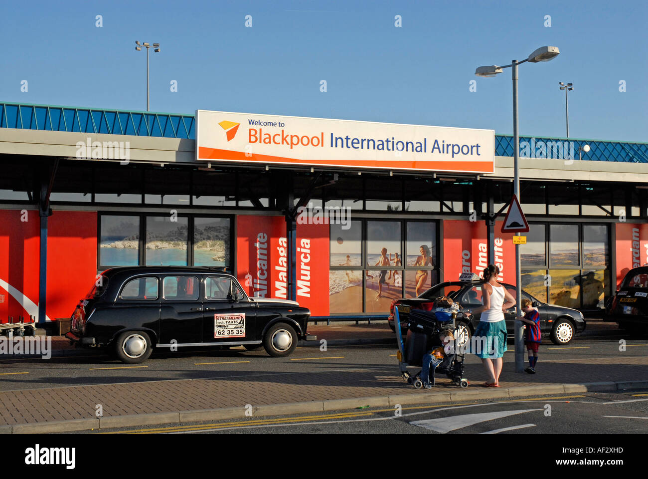 Blackpool International Airport Stock Photo - Alamy