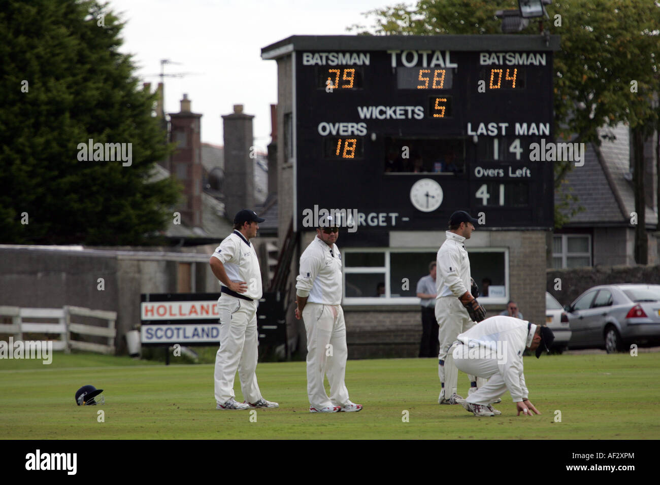 Mannofield Cricket ground, the home of Aberdeenshire Cricket Club in ...