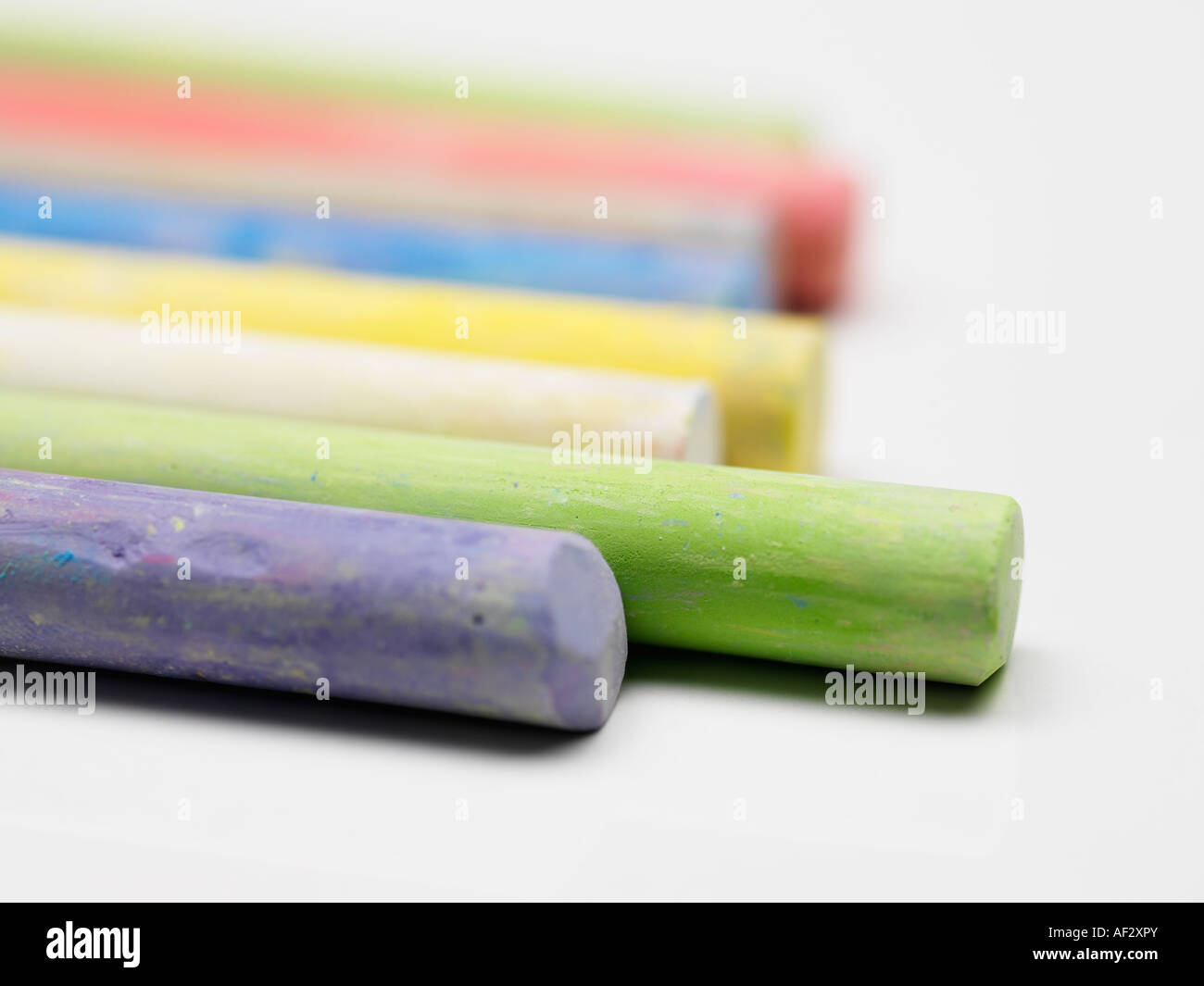 chalk colour chalkboard colours write design school play various in row ...