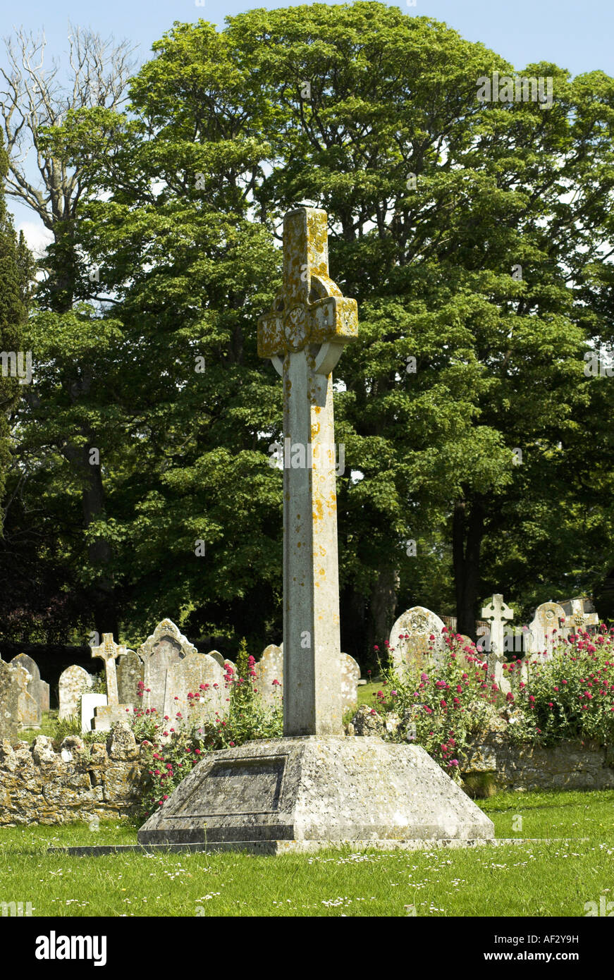 Calbourne village War Memorial on The Green near All Saints church ...