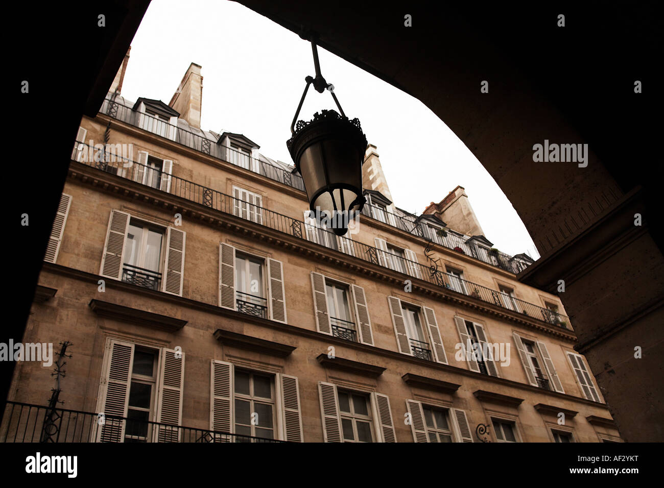 Archway with Building Near Louvre in Paris France Stock Photo - Alamy