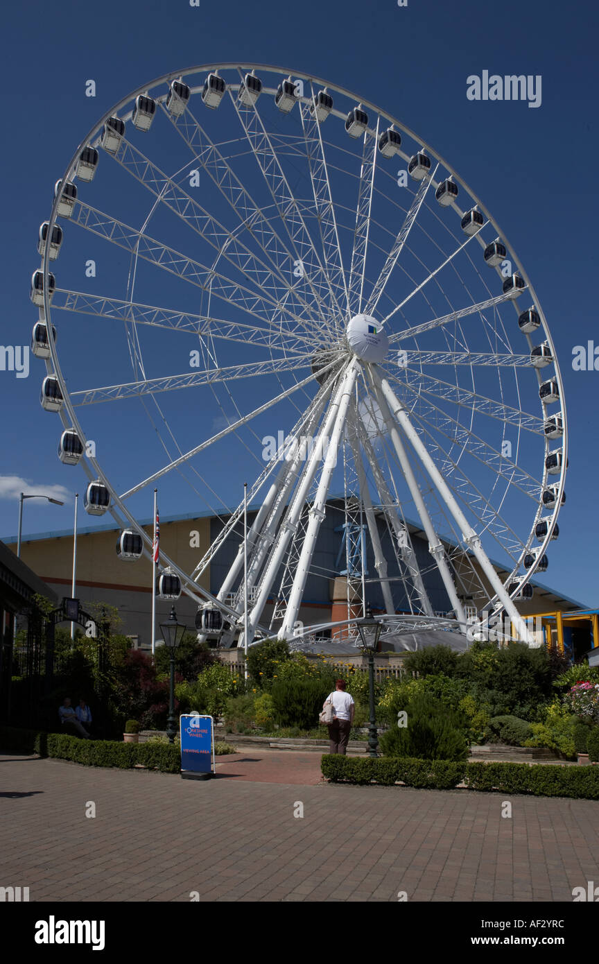 YORKSHIRE WHEEL TOURIST ATTRACTION NEXT TO NATIONAL RAILWAY MUSEUM YORK ...