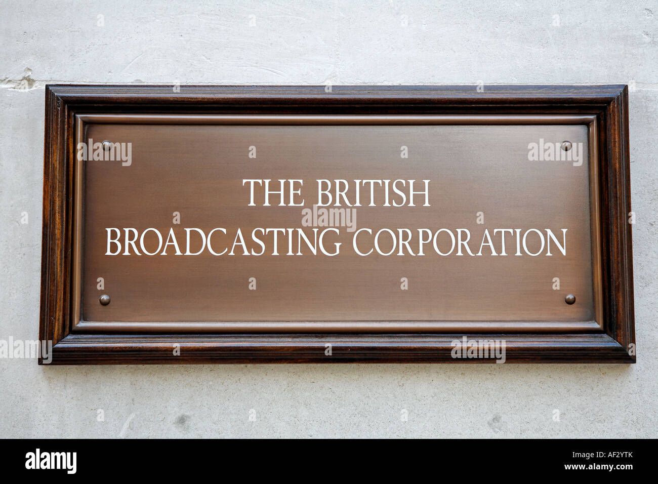 BBC sign outside Broadcasting House London UK Stock Photo - Alamy