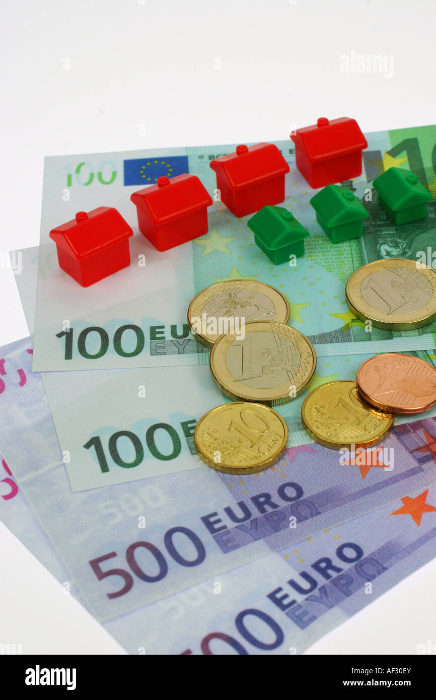 play houses and euros Stock Photo - Alamy