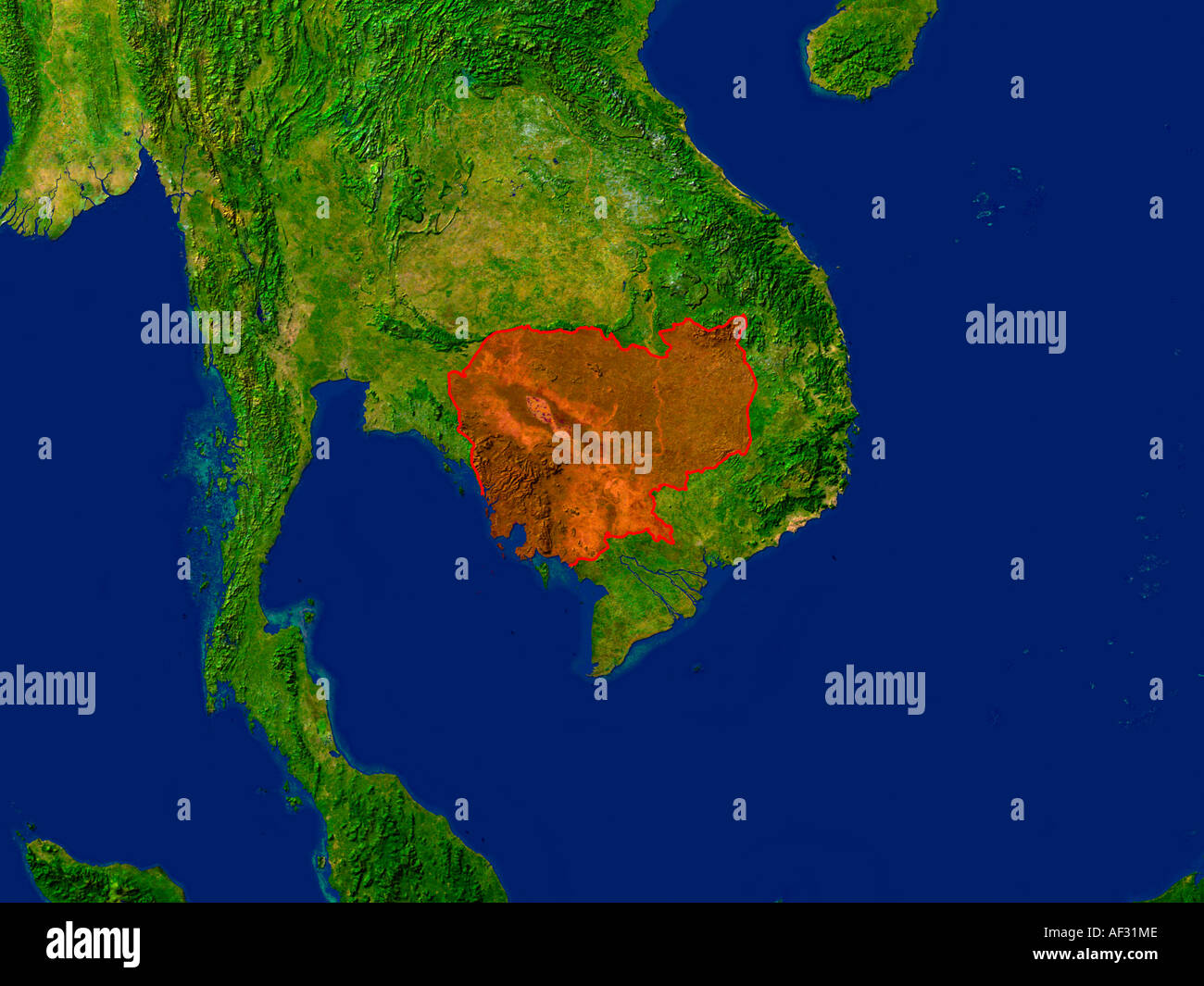 Maps of cambodia hi-res stock photography and images - Alamy
