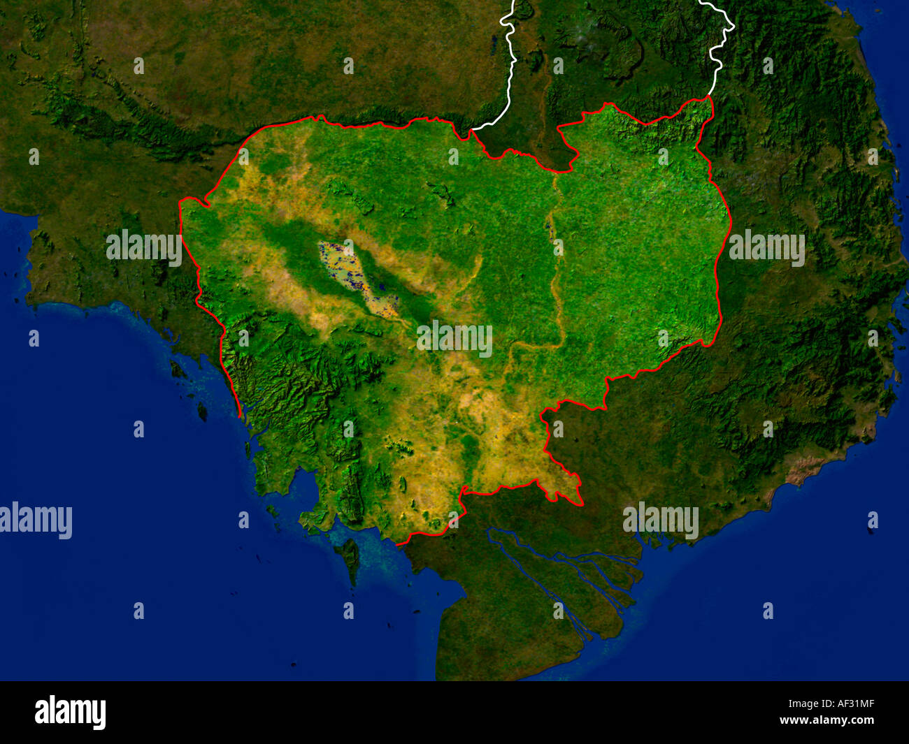 Maps of cambodia hi-res stock photography and images - Alamy