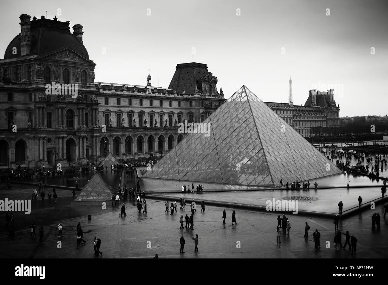 Pyramid at the Louvre Museum Paris France Stock Photo - Alamy