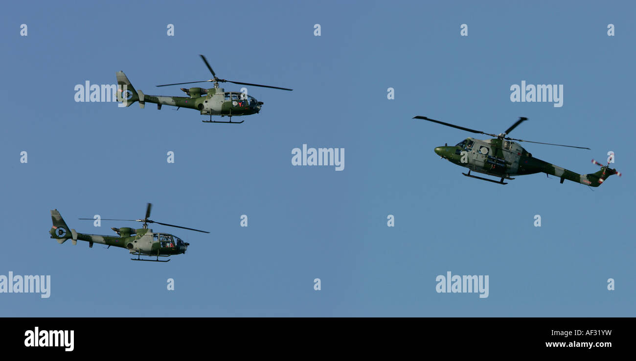 British army air corps gazelle helicopter hi-res stock photography and ...