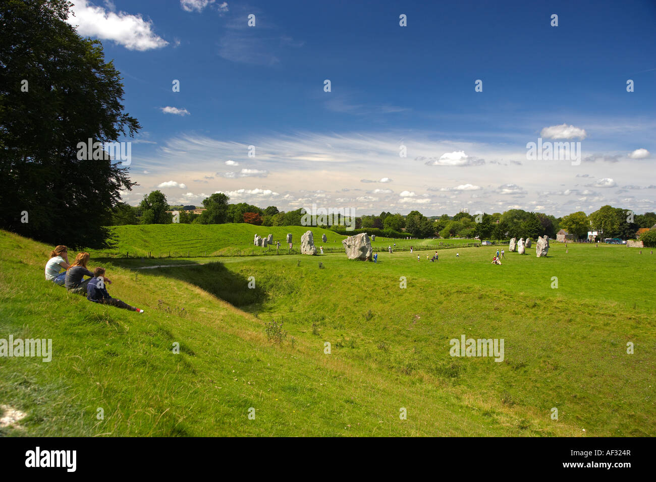 Avebury Megalithic Stone Circle Avebury England UK Stock Photo - Alamy