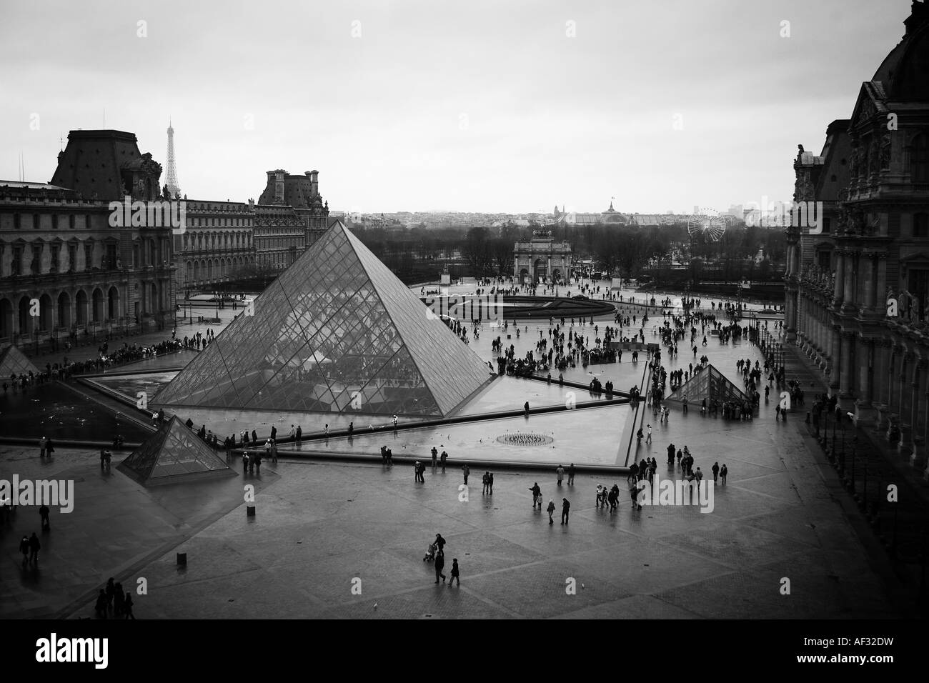 Pyramid at the Louvre Museum Paris France Stock Photo - Alamy