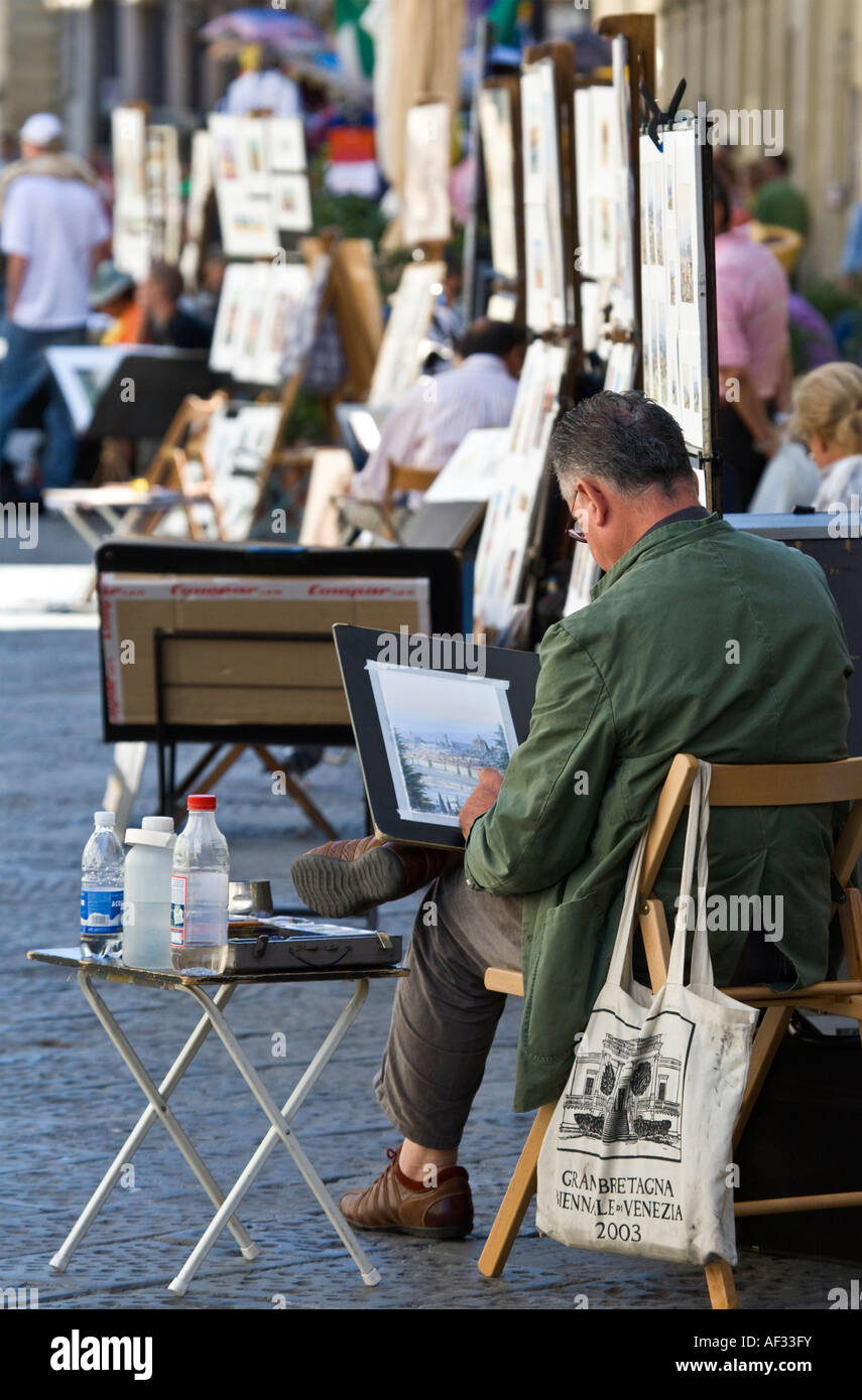 A street artist at work Stock Photo - Alamy