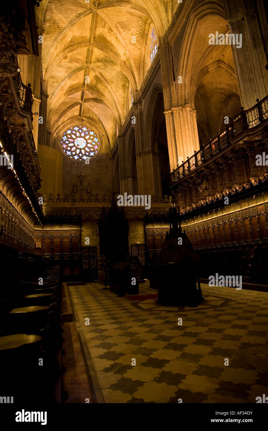 Inside Seville Cathedral Stock Photo - Alamy