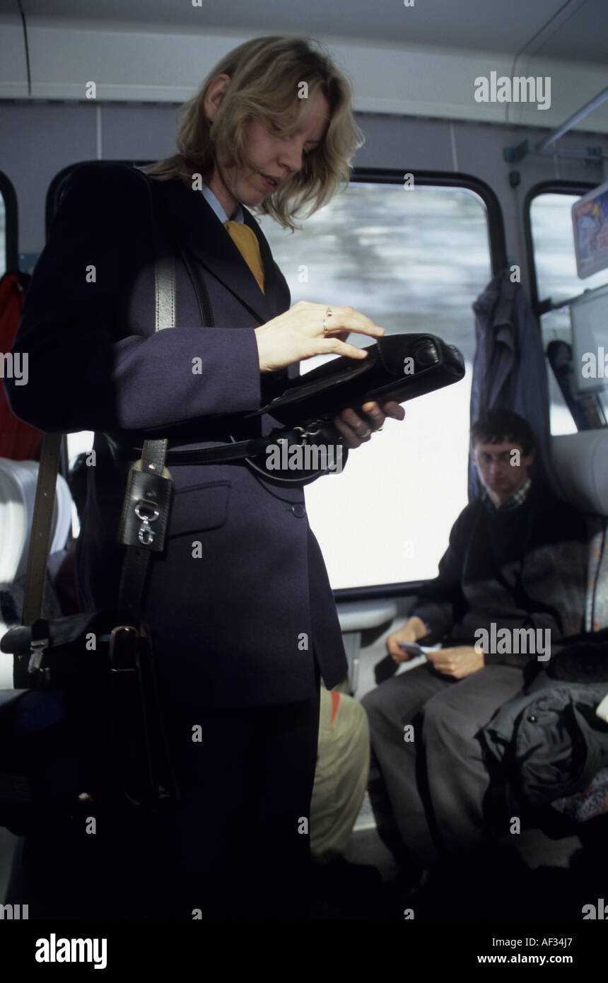 Uniform female train conductor hi-res stock photography and images - Alamy