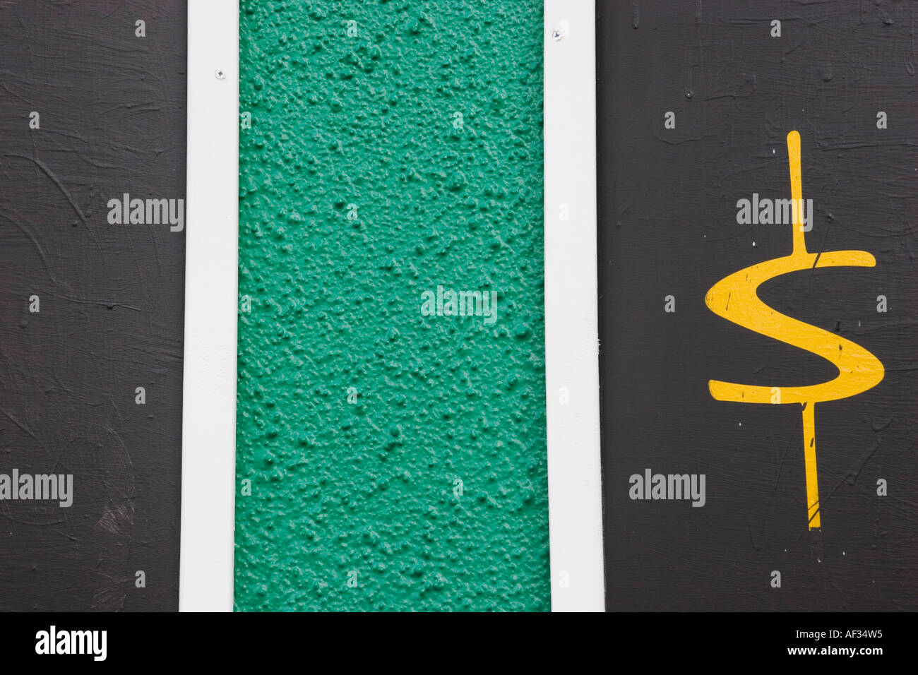 dollar sign on wall Stock Photo - Alamy