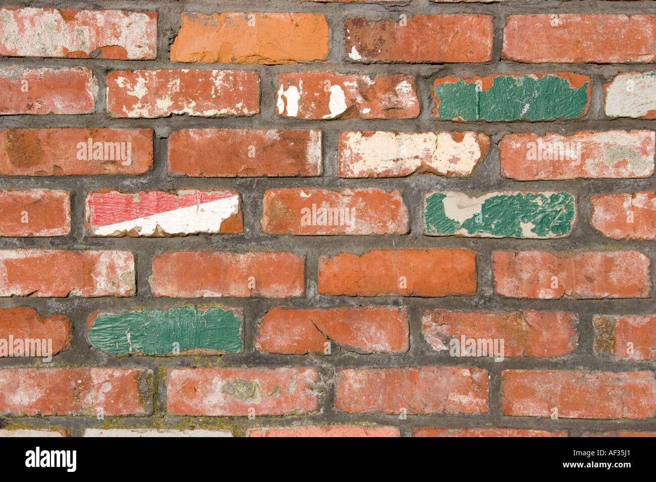 colorful brick wall Stock Photo - Alamy