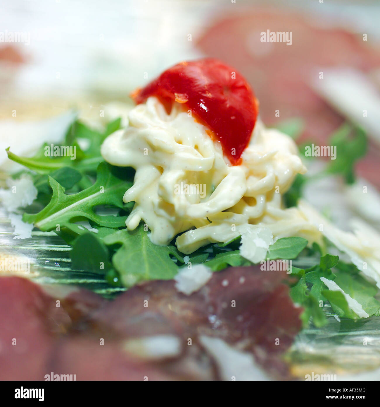 Celeriac, Rocket, Parmesan and Pancetta with Balsamic Vinegar Stock ...