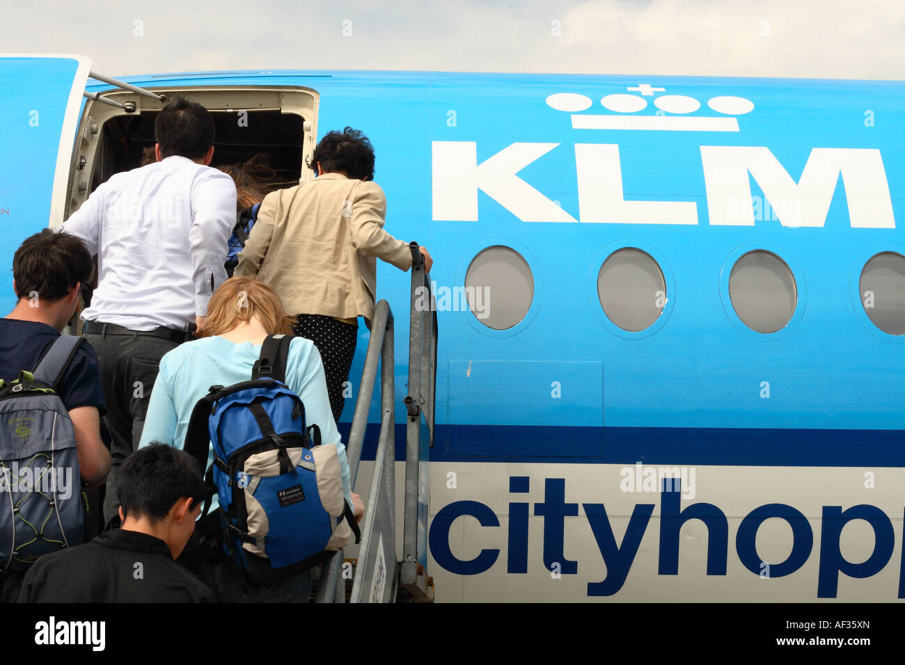 for a commercial short haul European flight Stock Photo - Alamy