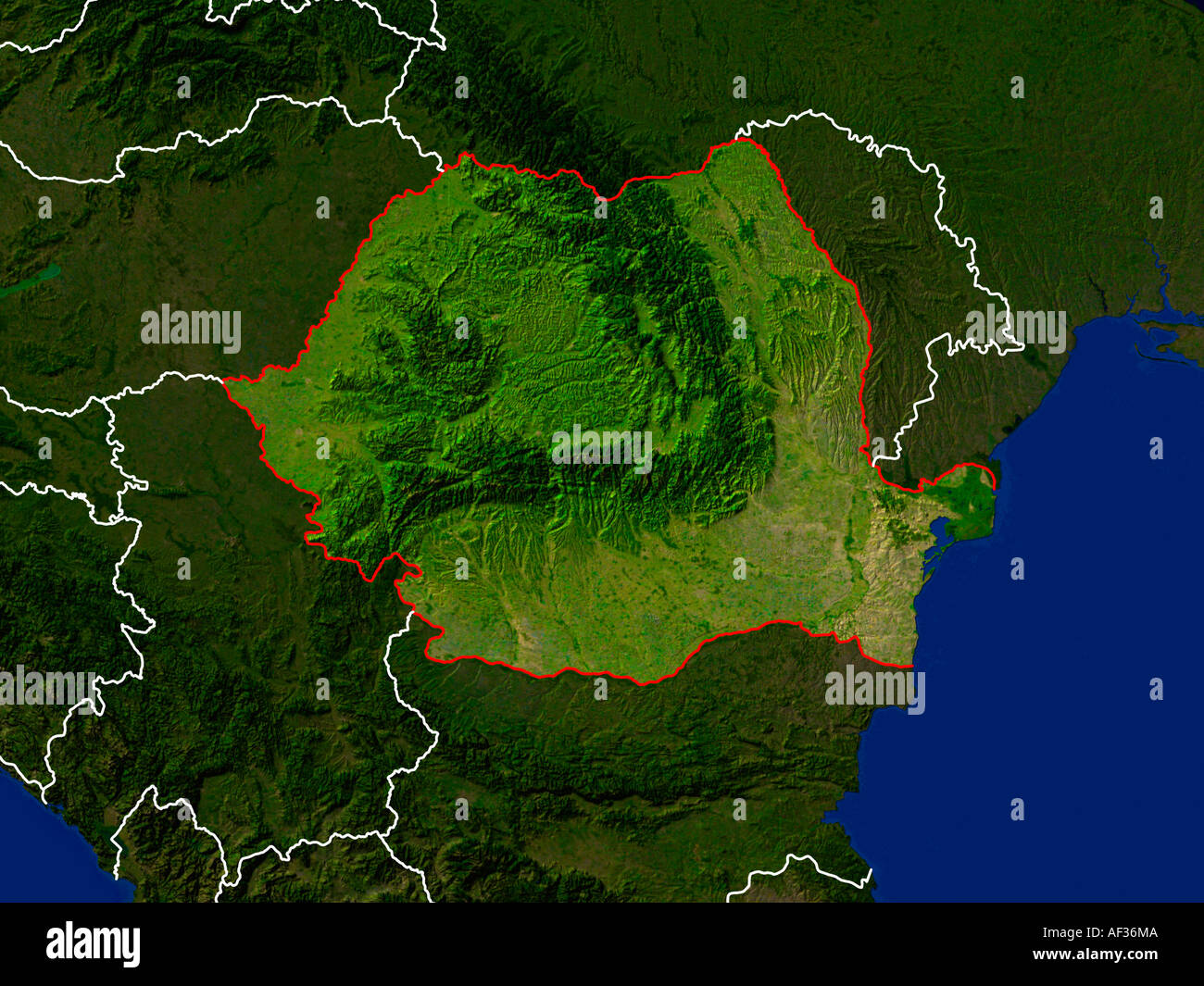 Romania maps hi-res stock photography and images - Alamy