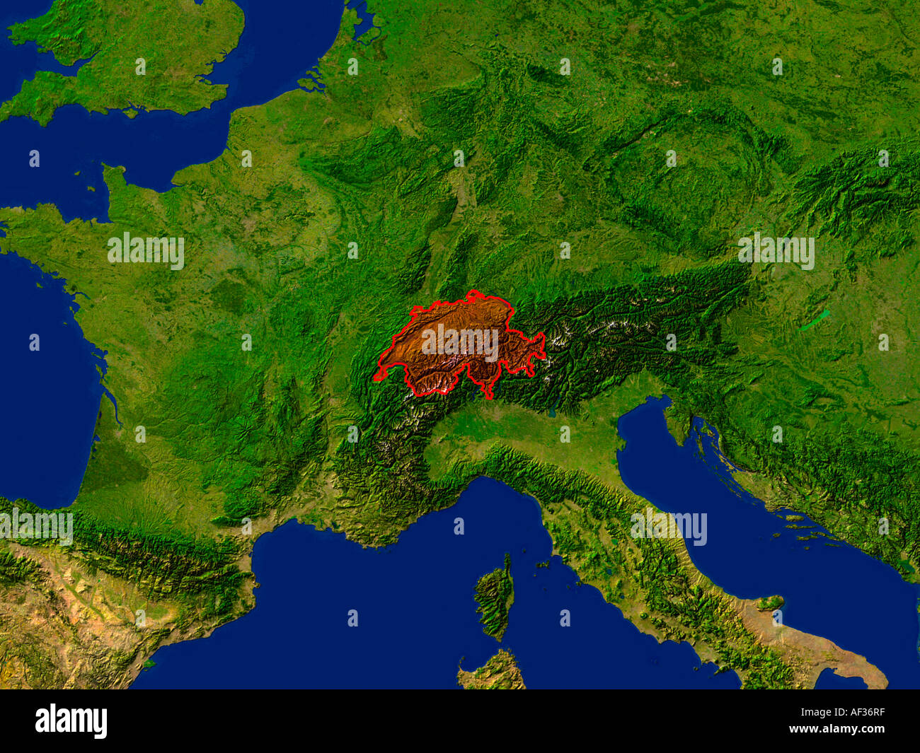 Maps of switzerland hi-res stock photography and images - Alamy