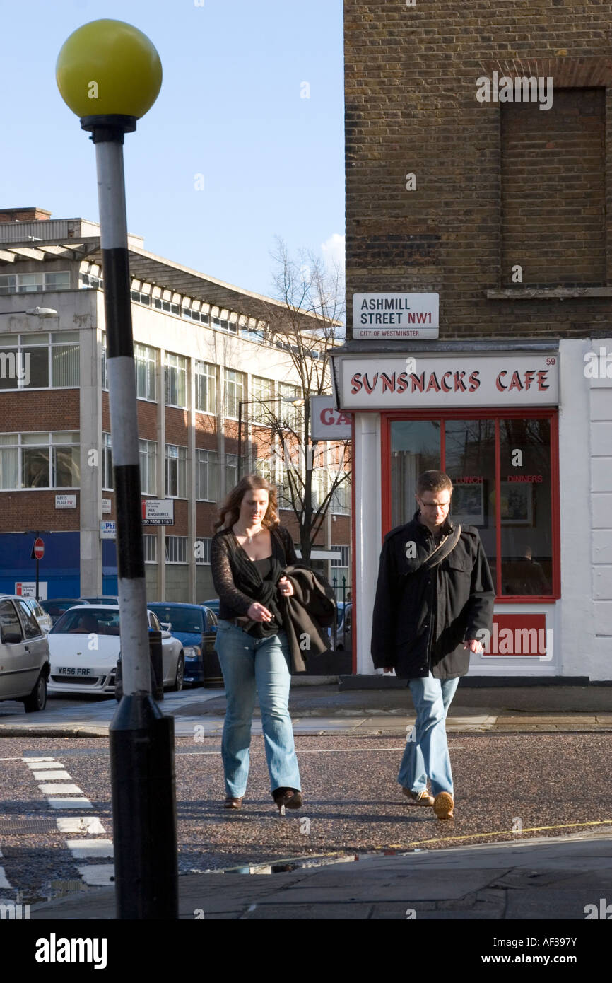 Lisson Grove NW8 West London England March 2007 Stock Photo - Alamy