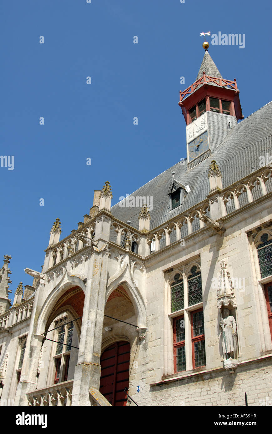 Town Hall, Damme Belgium Stock Photo - Alamy