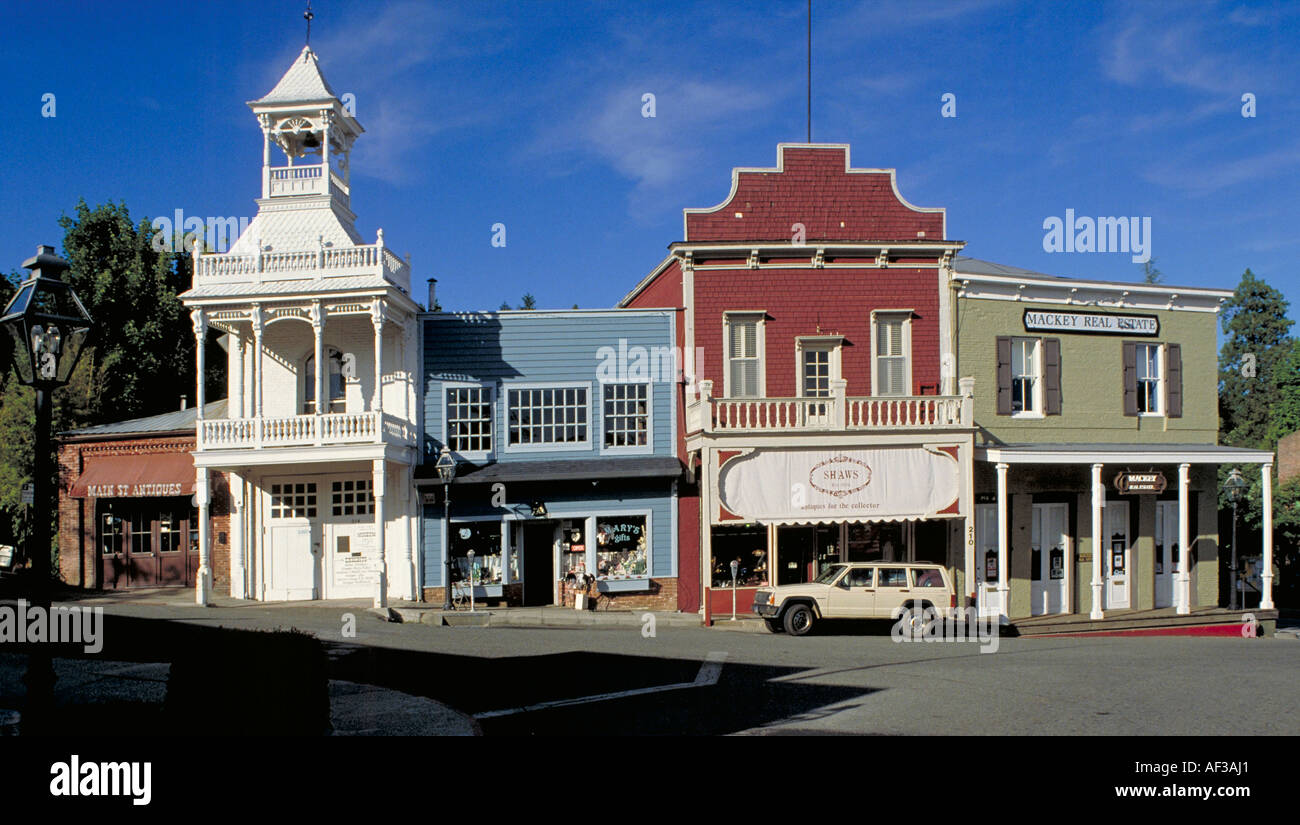 Elk240 1837 California Motherlode Nevada City Broad Street gold rush ...