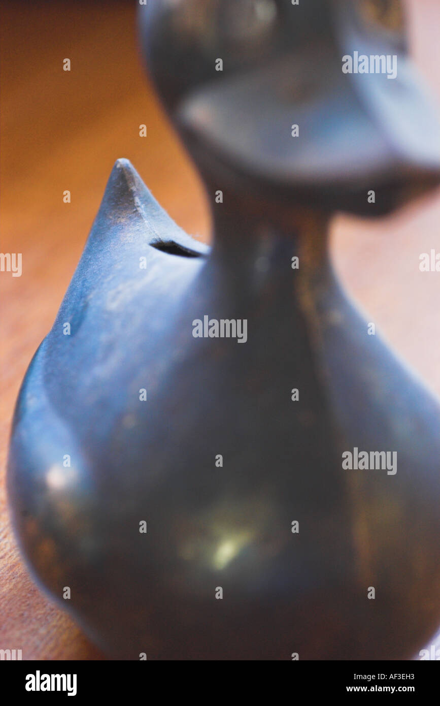 An unusual duck money box made of pewter Stock Photo - Alamy