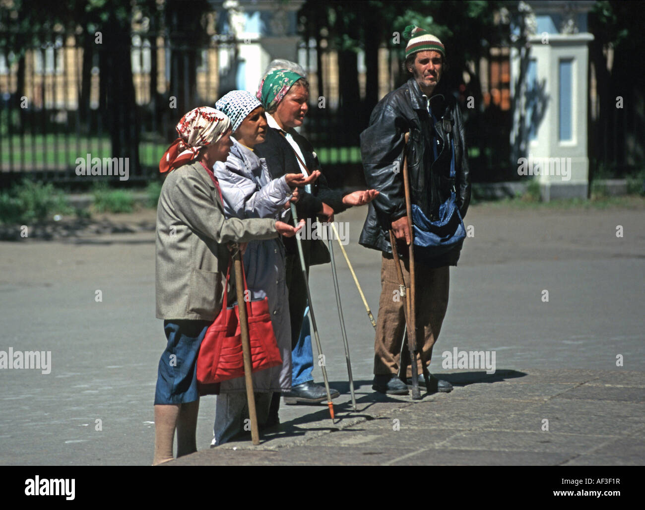 Beggars russia hi-res stock photography and images - Alamy