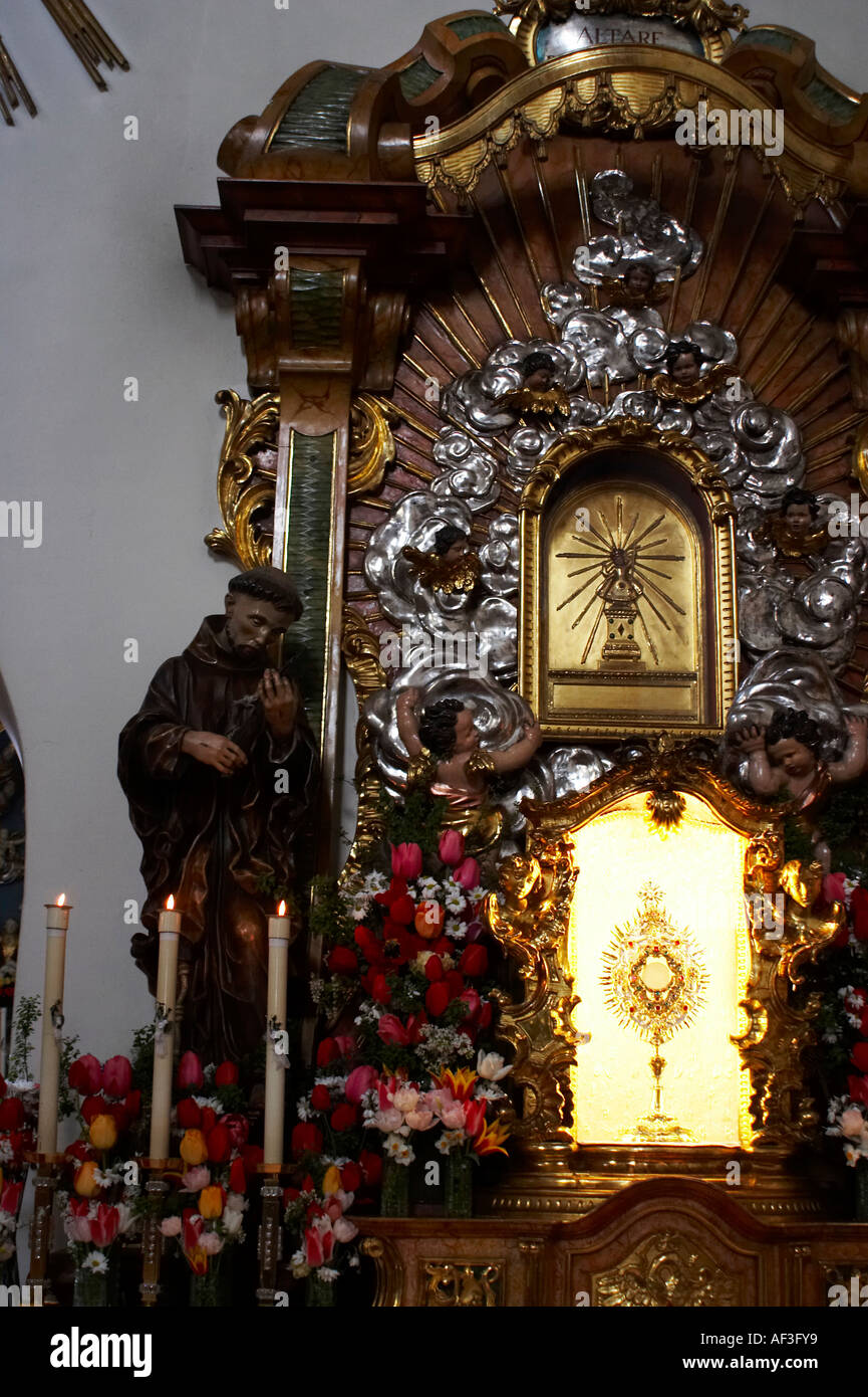 Loreto Church in Salzburg Austria. Altar Stock Photo - Alamy