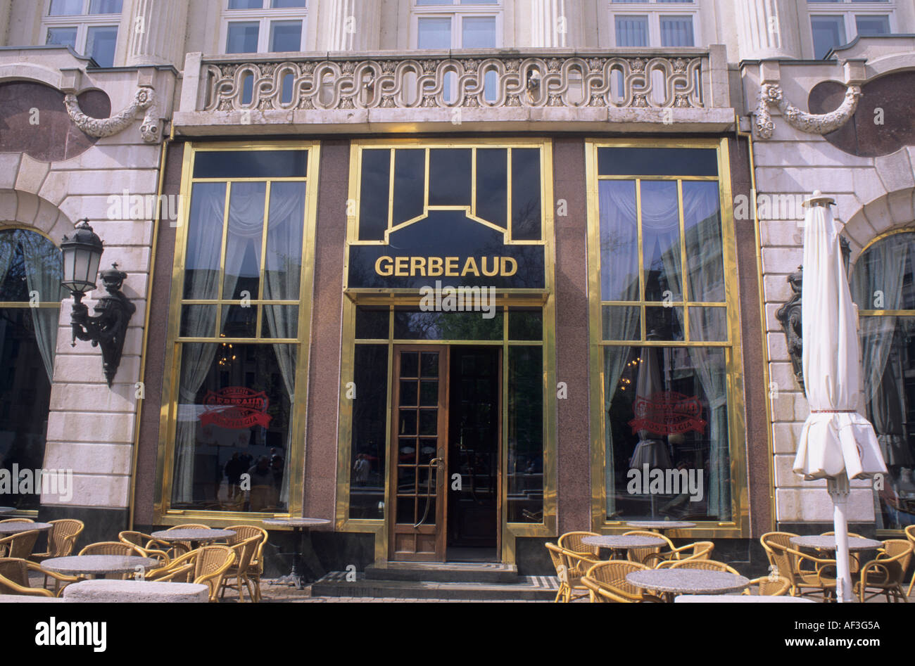 Budapest Hungary Gerbeaud Patisserie Stock Photo - Alamy