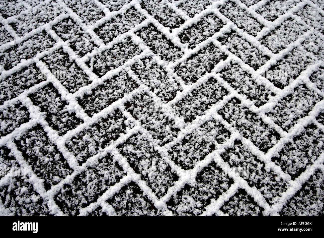 Snow pattern brickwork hi-res stock photography and images - Alamy