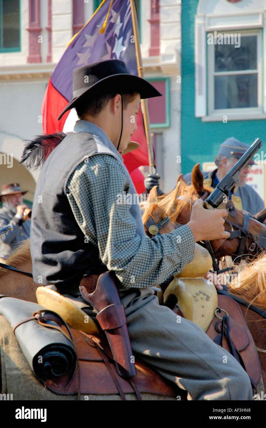 Civil war reenactor horse hi-res stock photography and images - Alamy