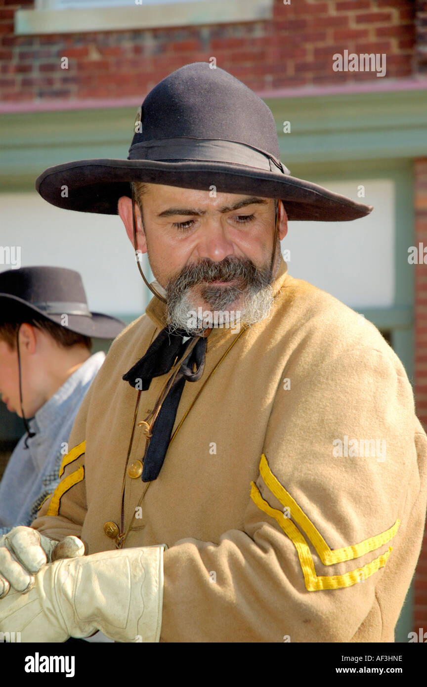 American Civil War reenactor Stock Photo - Alamy