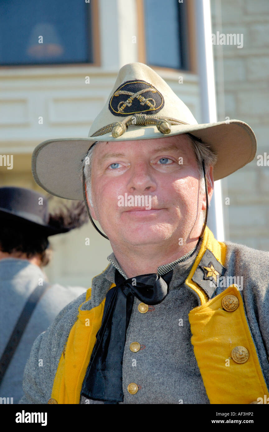 American Civil War reenactor Stock Photo - Alamy