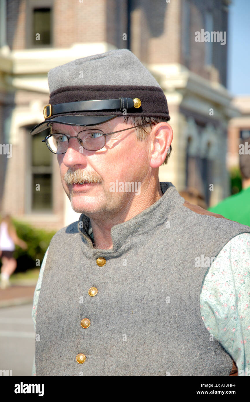 American Civil War reenactor Stock Photo - Alamy