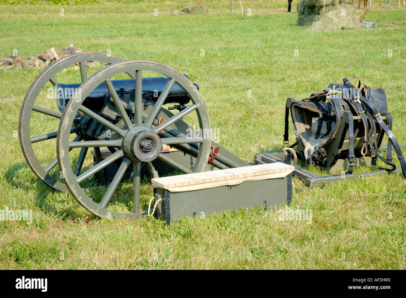 American Civil War Cannon Stock Photo - Alamy