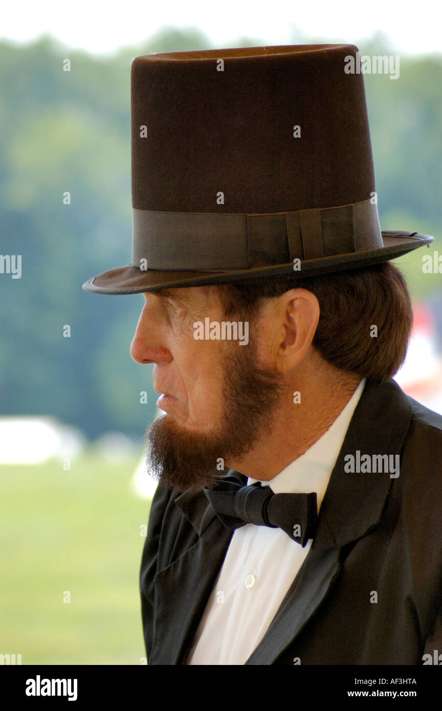 Abraham lincoln hat hat hi-res stock photography and images - Alamy