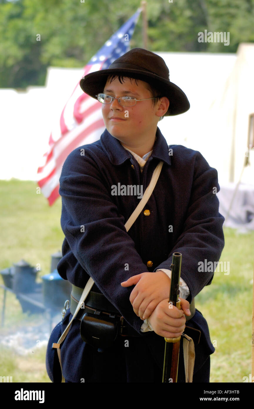 Union soldier boy hi-res stock photography and images - Alamy