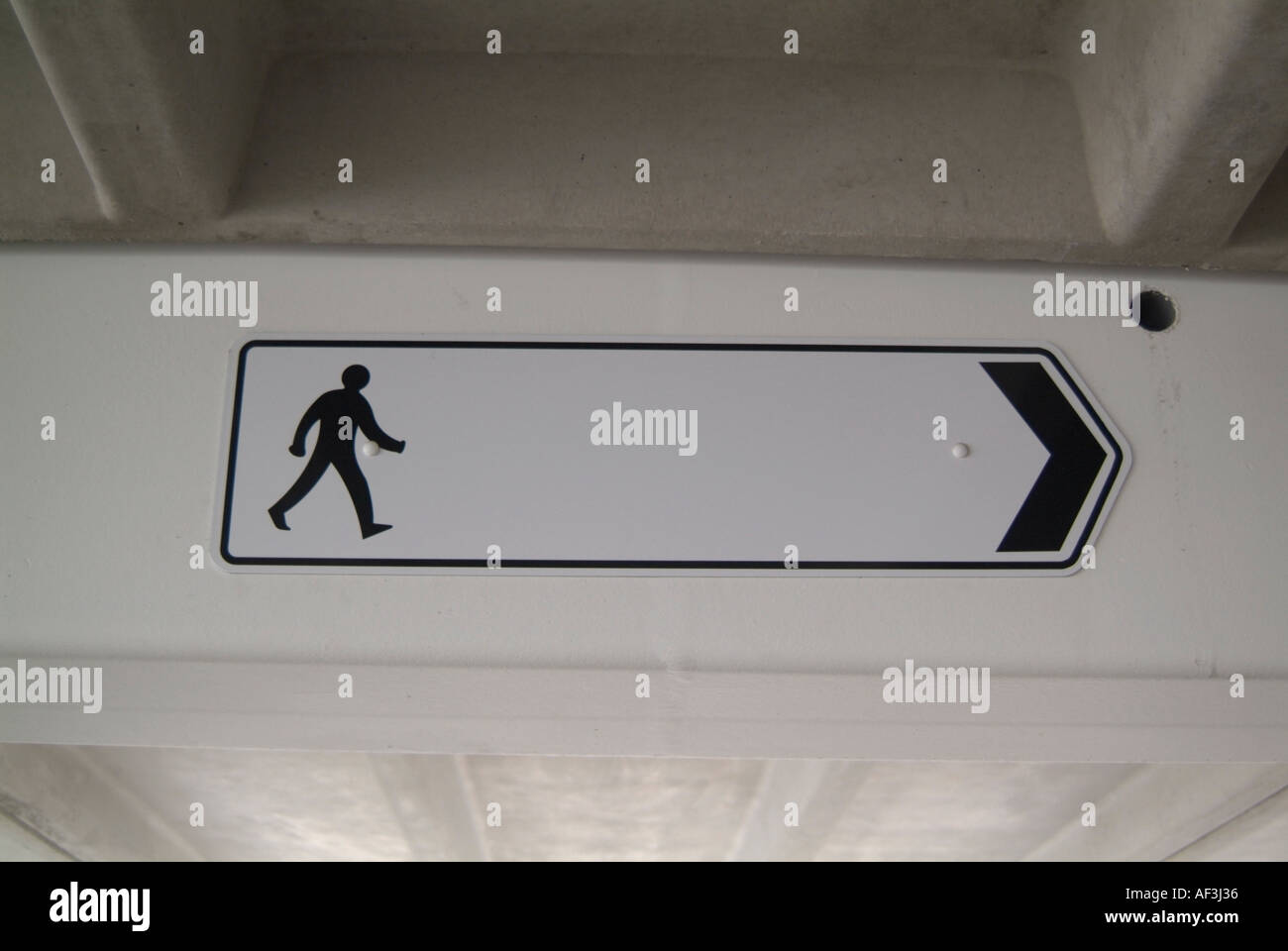 Pedestrian exit sign hi-res stock photography and images - Alamy