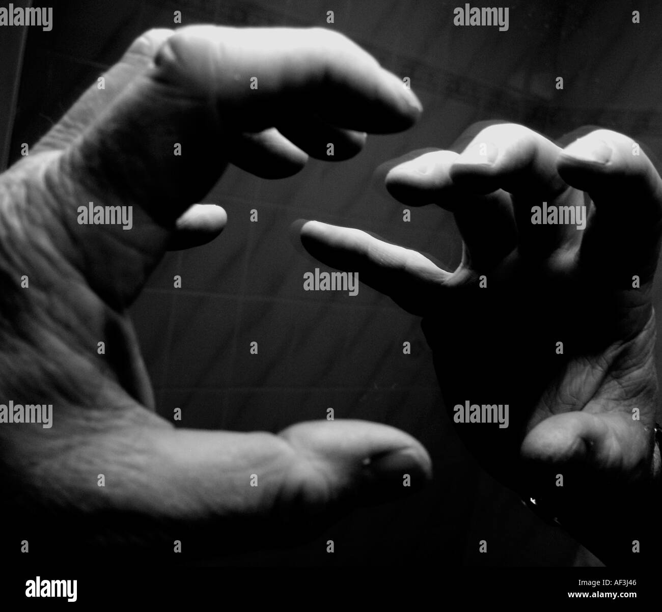Scary hands Black and White Stock Photos & Images - Alamy