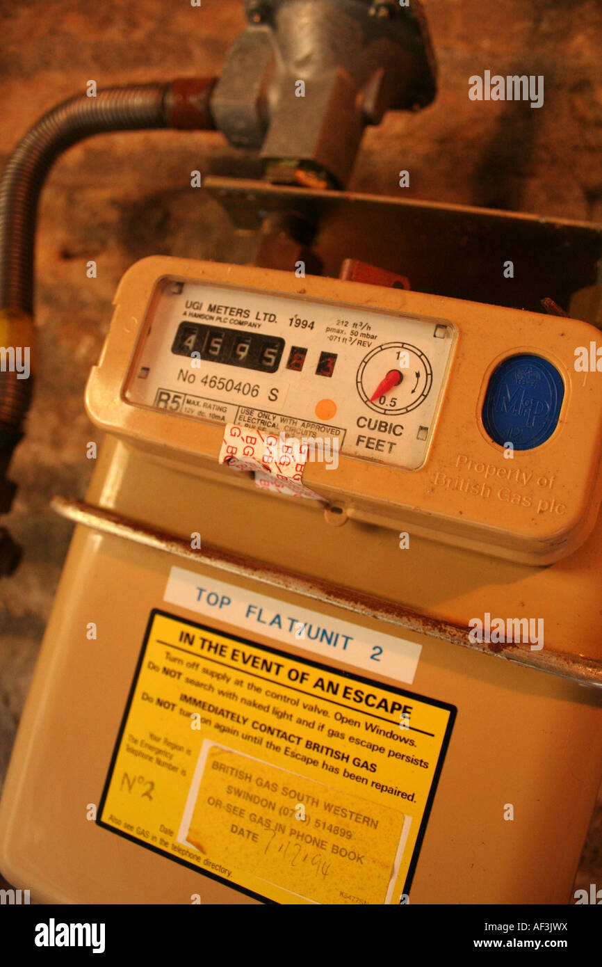 A Gas Meter Stock Photo - Alamy