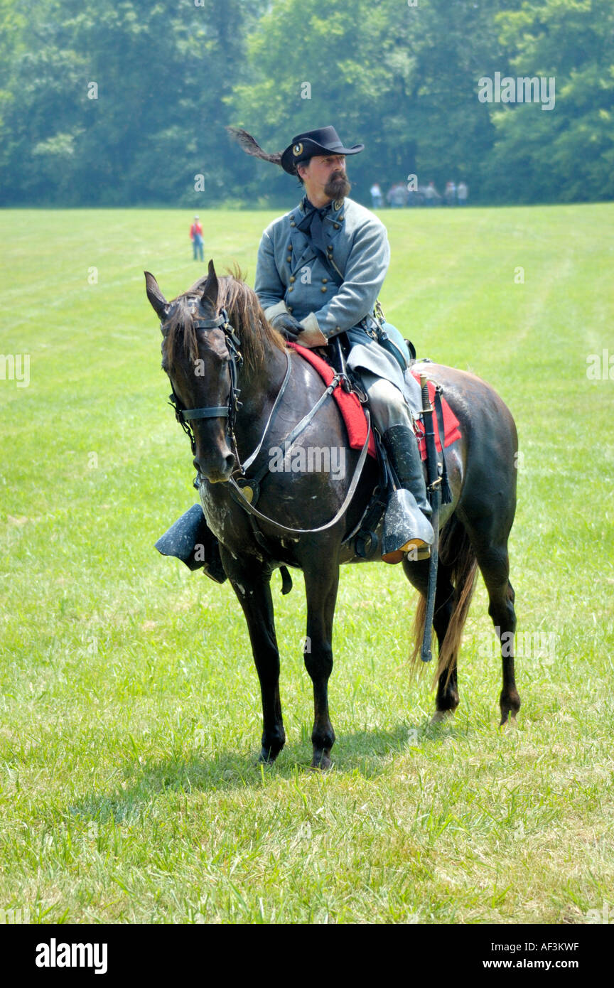 Confederate Brigadier General John Hunt Morgan Stock Photo - Alamy